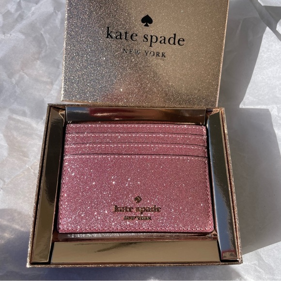 kate spade | Bags | Nwt Kate Spade Glitter Card Case | Poshmark